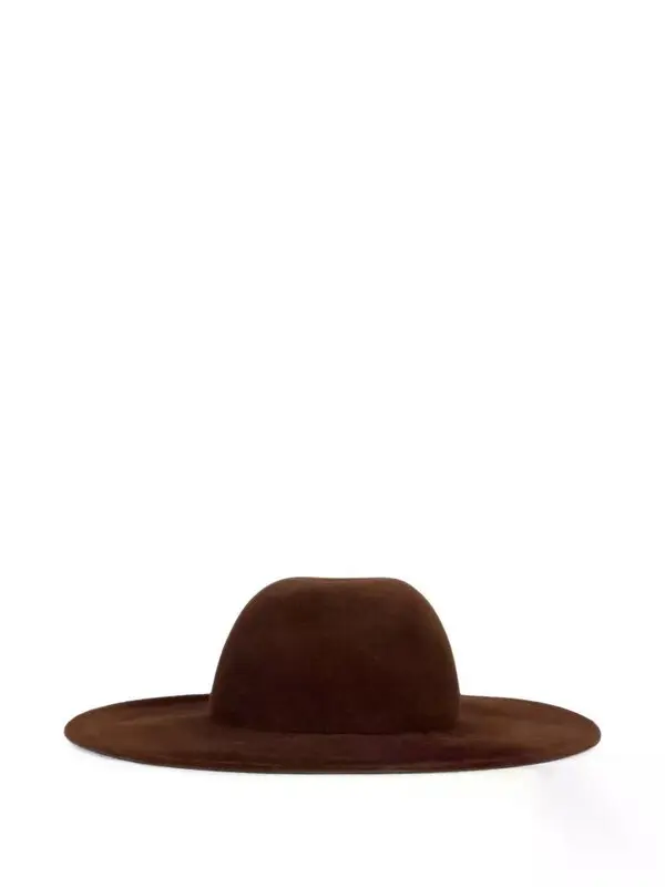 Alberta Ferretti Wide-brim Hat - Brown