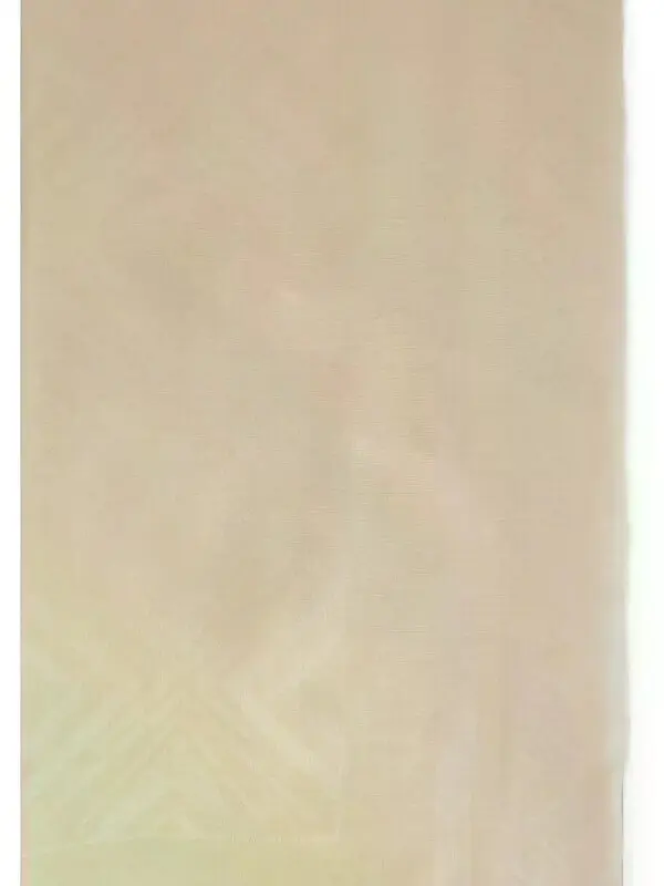 Alberta Ferretti Geometric-pattern Frayed Scarf