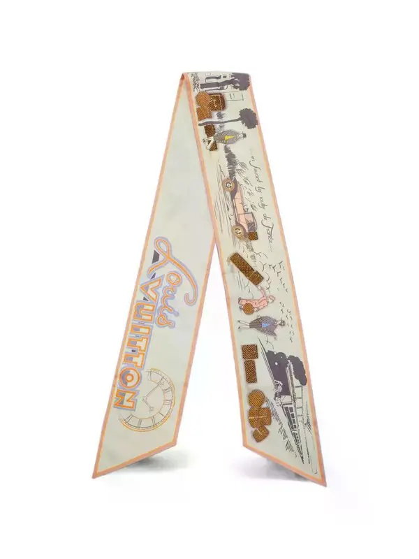 LOUIS VUITTON Du Voyage En Auto Bandeau Scarf