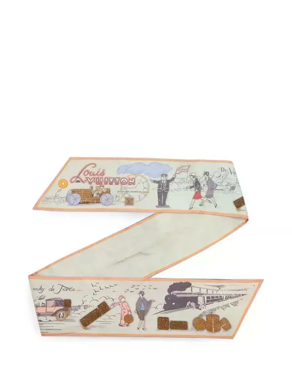 LOUIS VUITTON Du Voyage En Auto Bandeau Scarf