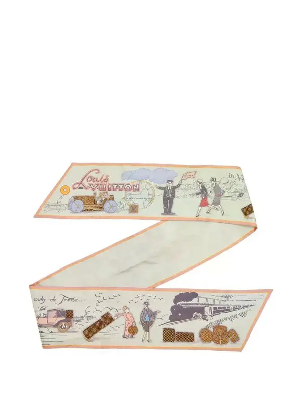 LOUIS VUITTON Du Voyage En Auto Bandeau Scarf