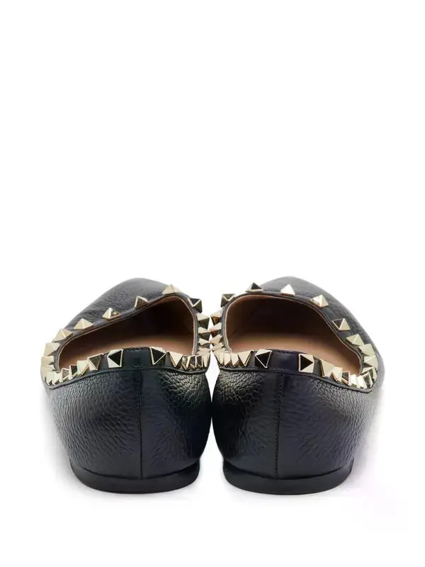 Valentino Garavani Rockstud Pointed-toe Ballet Flats