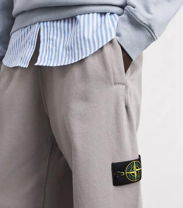 Stone Island Cotton Compass Sweatpants