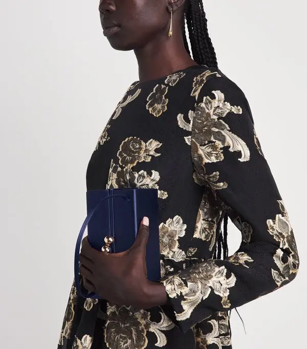 Carolina Herrera Satin Mimi Top-handle Bag