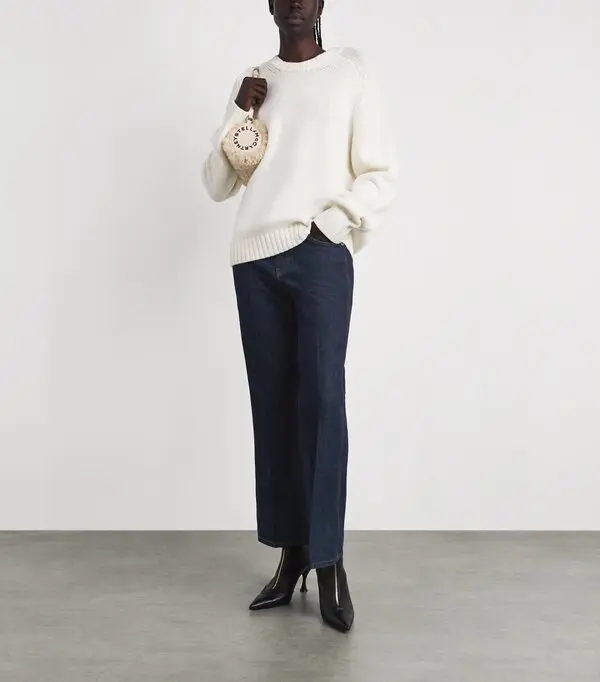 Khaite Clara Cropped Flared Jeans