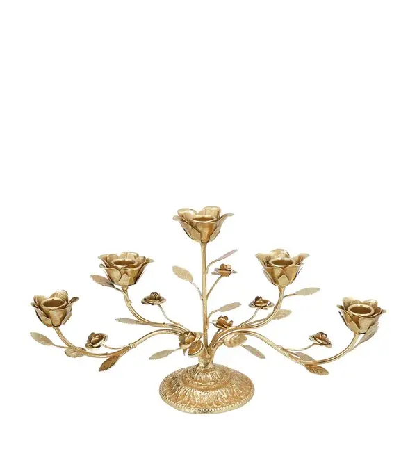 Harrods Metal Floral Candelabra