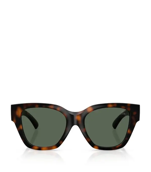 Burberry Tortoiseshell Square Frame Sunglasses