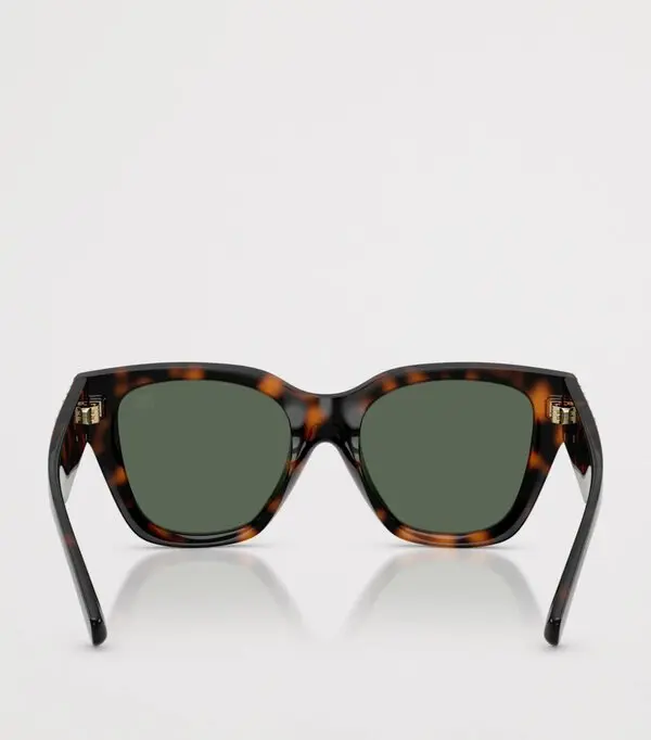 Burberry Tortoiseshell Square Frame Sunglasses