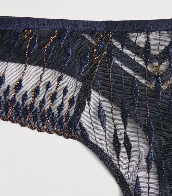 AUBADE Embroidered Voodoo Kiss Tanga