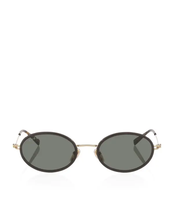 Gucci Oval Sunglasses - Grey