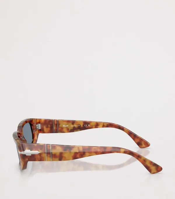 Persol Mel Rectangular Tortoiseshell Sunglasses
