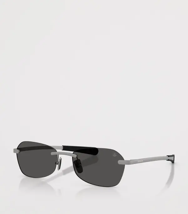Moncler Orris Irregular Rectangle Sunglasses