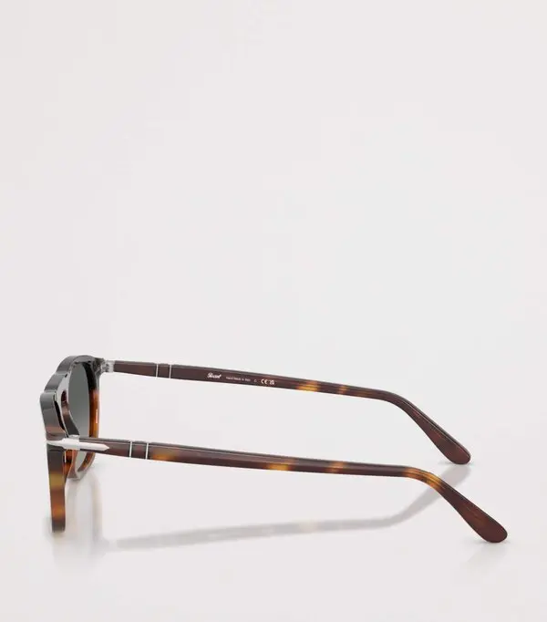 Persol Tortoiseshell Square Frame Sunglasses