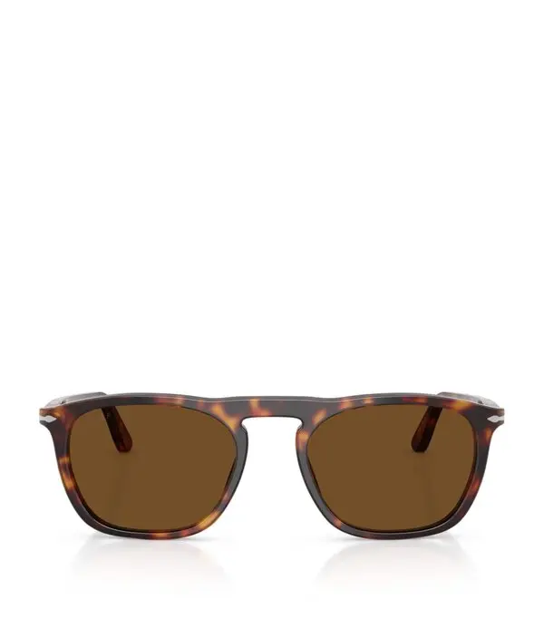 Persol Tortoiseshell Gae Square Sunglasses - Brown