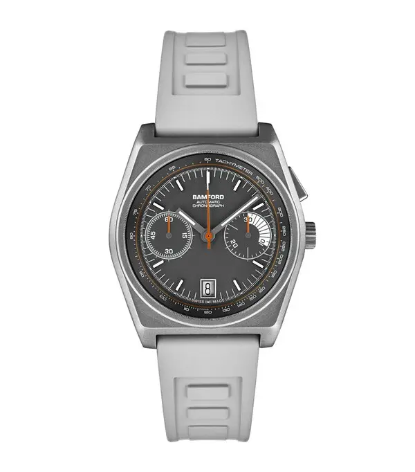 BAMFORD LONDON B347 Titanium Monopusher Chronograph Watch - Grey