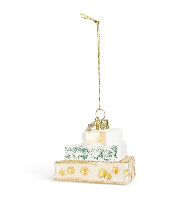 Harrods Glass Triple Cheese Tree Decoration