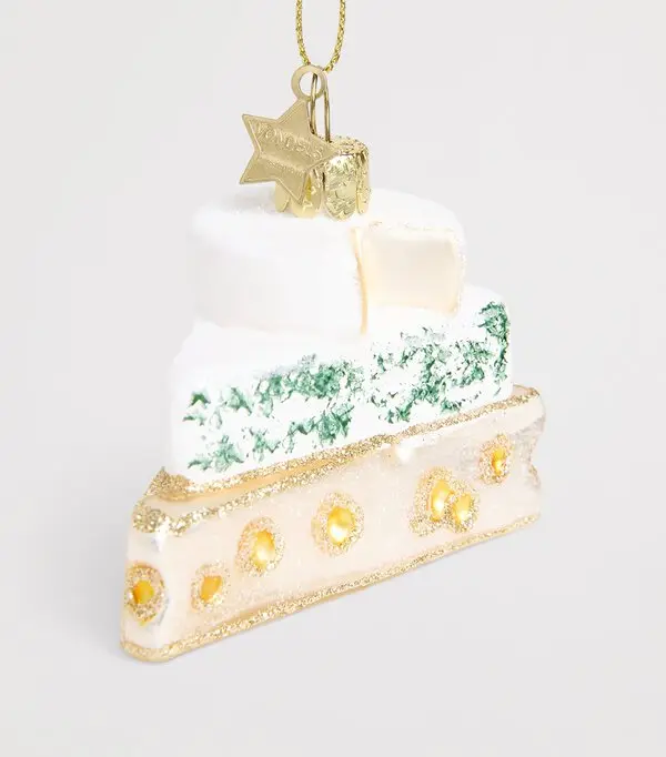 Harrods Glass Triple Cheese Tree Decoration