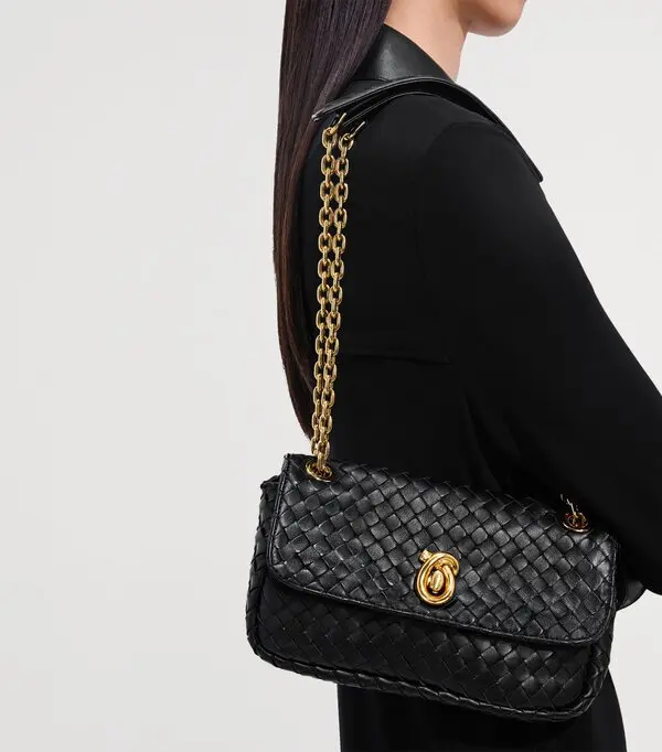 Bottega Veneta Baby Madison Shoulder Bag - Black