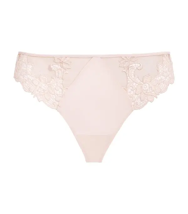 Simone Perele Lace Saga Thong - Pink