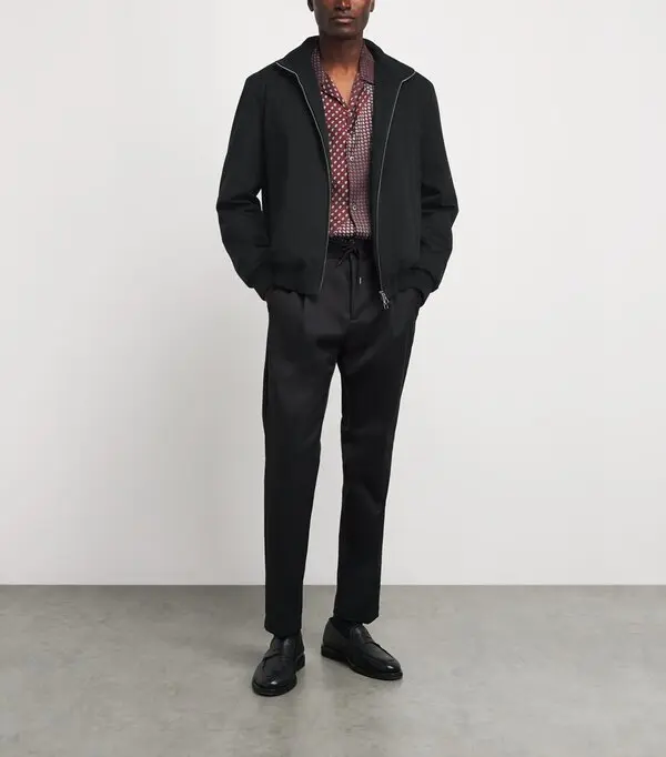 BRETT JOHNSON Cashmere Blouson Jacket