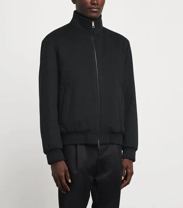 BRETT JOHNSON Cashmere Blouson Jacket