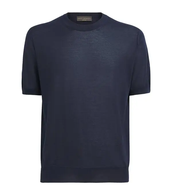 BRETT JOHNSON Cashmere-silk T-shirt