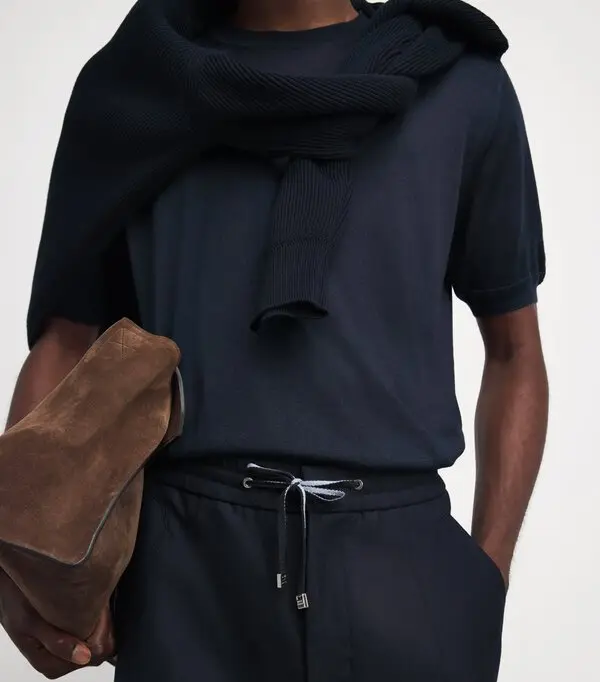 BRETT JOHNSON Cashmere-silk T-shirt