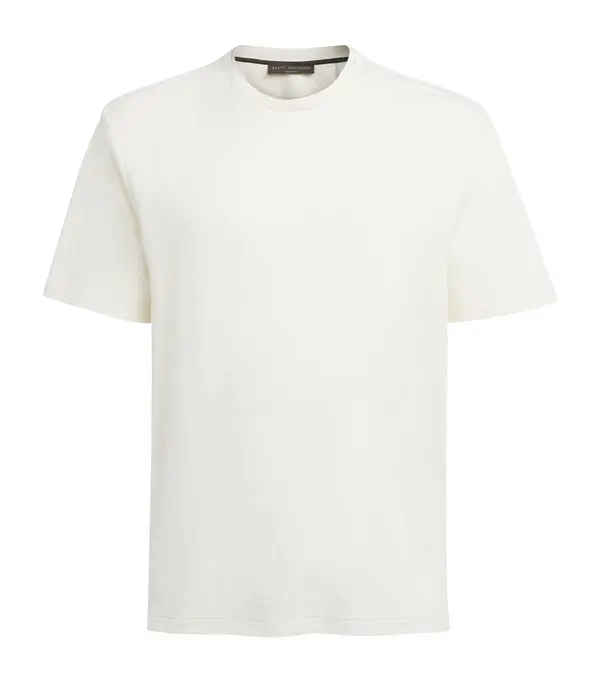 BRETT JOHNSON Cotton-silk-cashmere T-shirt