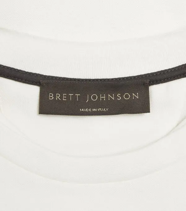 BRETT JOHNSON Cotton-silk-cashmere T-shirt