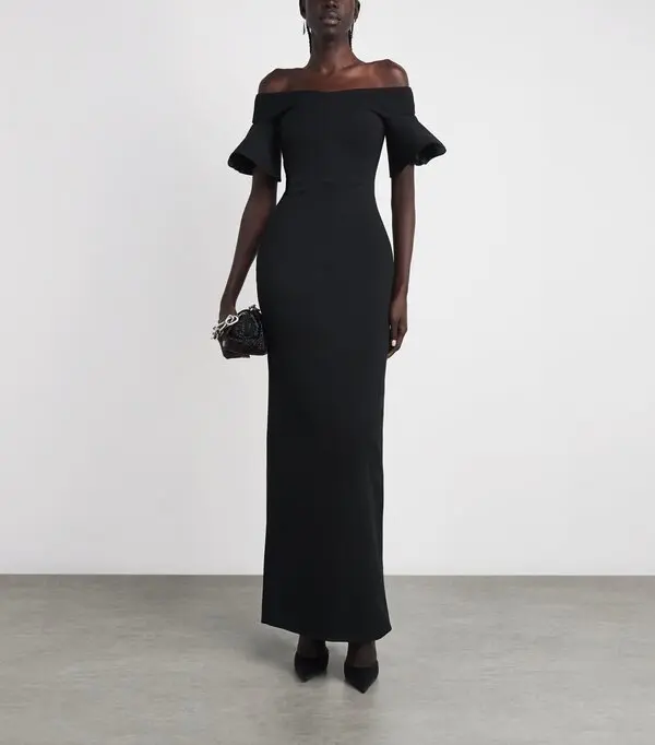 Solace London Off-the-shoulder Cielo Gown
