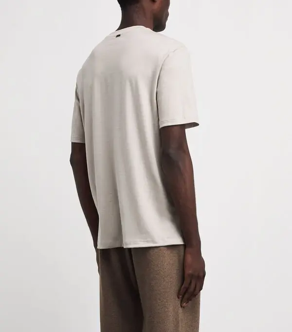 Herno Wool Logo T-shirt