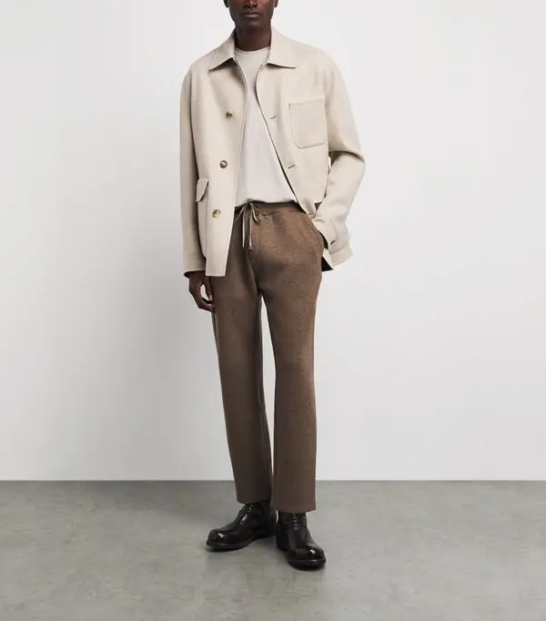 Herno Wool Logo T-shirt - Ivory