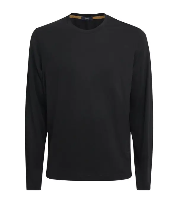Herno Wool Logo Long-sleeve T-shirt