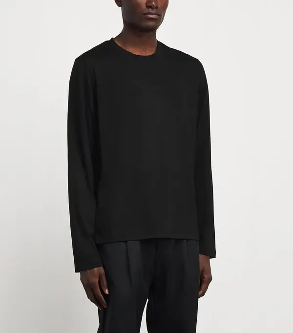 Herno Wool Logo Long-sleeve T-shirt