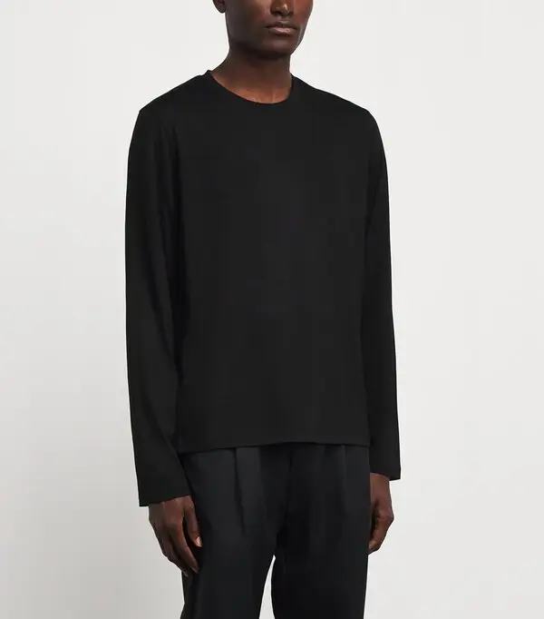 Herno Wool Logo Long-sleeve T-shirt