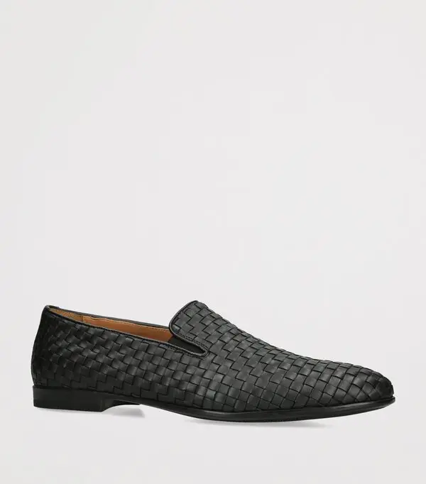 BROTINI Woven Leather Loafers