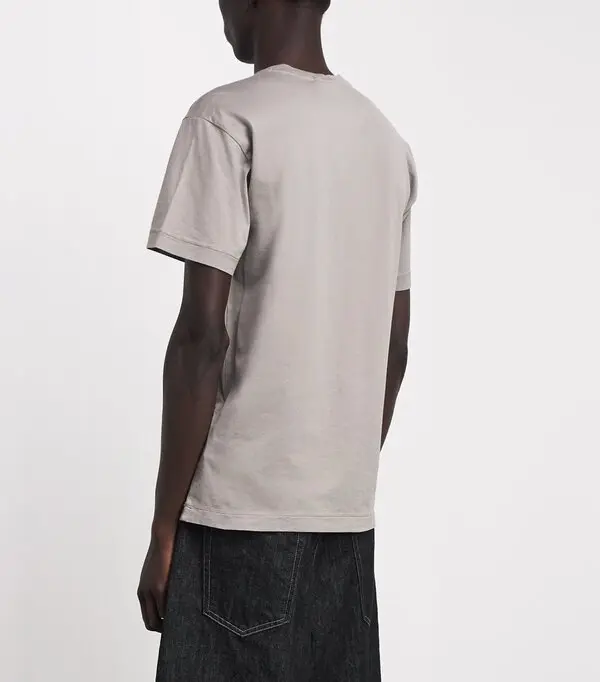 Stone Island Cotton Compass Logo T-shirt