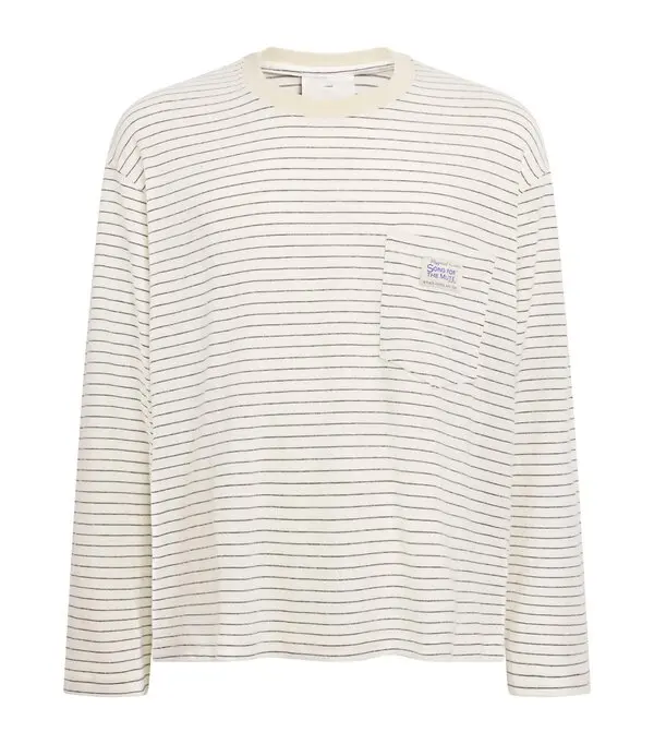 SONG FOR THE MUTE Stripe Long-sleeve T-shirt
