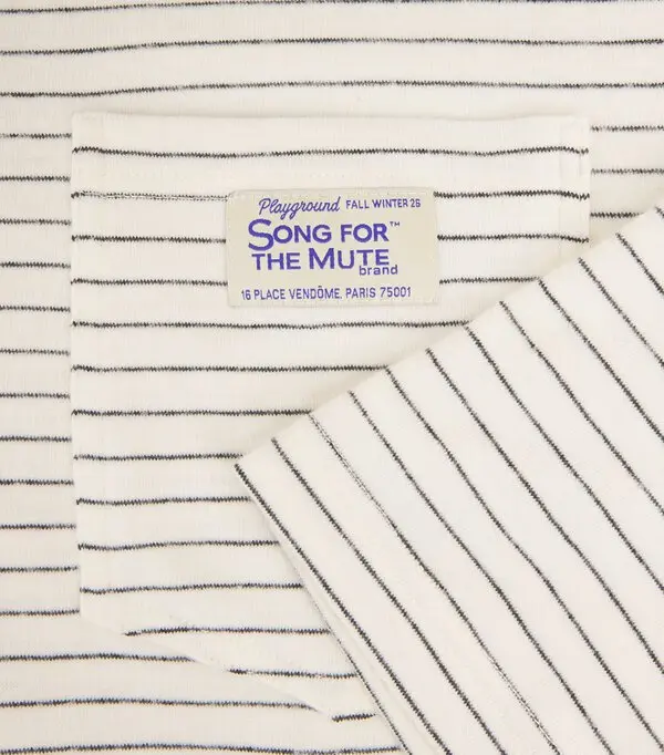 SONG FOR THE MUTE Stripe Long-sleeve T-shirt