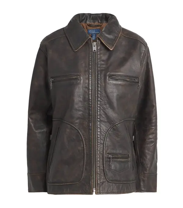 Polo Ralph Lauren Moto Leather Jacket