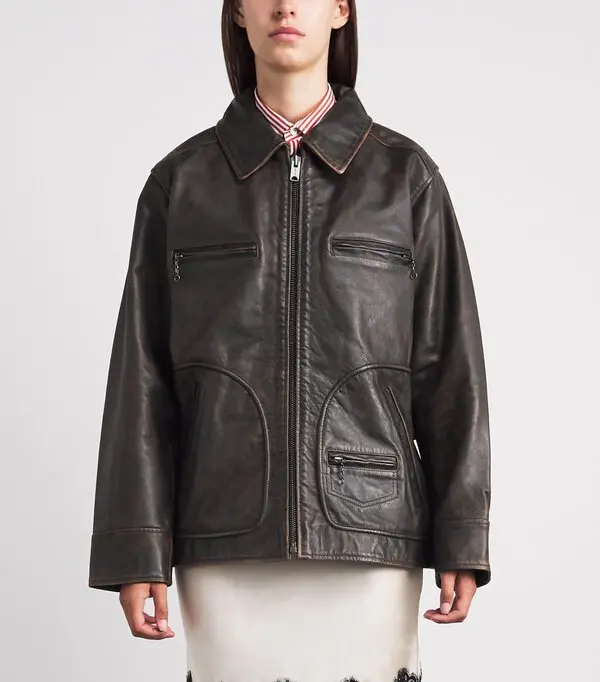 Polo Ralph Lauren Moto Leather Jacket
