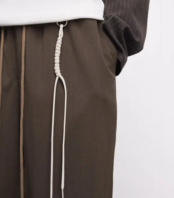 SONG FOR THE MUTE Wide-leg Drawstring Trousers