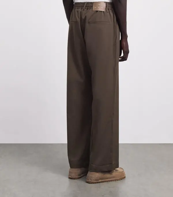 SONG FOR THE MUTE Wide-leg Drawstring Trousers