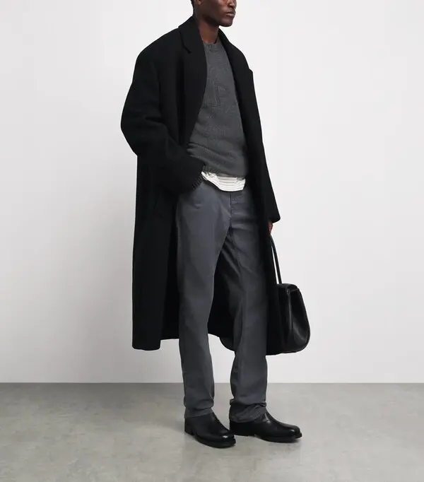 A.p.c. George" Logo Crewneck Wool Sweater
