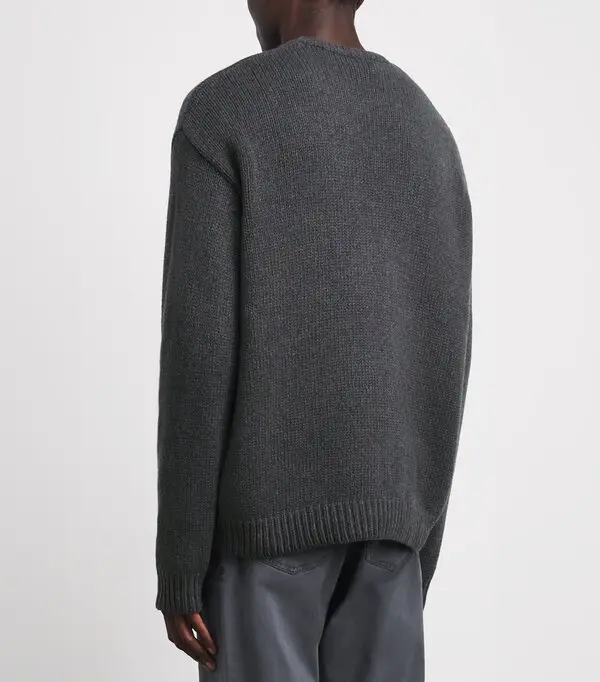 A.p.c. George" Logo Crewneck Wool Sweater
