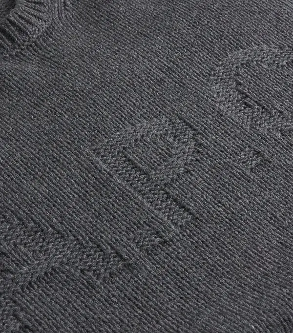A.p.c. George" Logo Crewneck Wool Sweater
