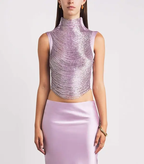 Cult Gaia Beaded Taraji Top