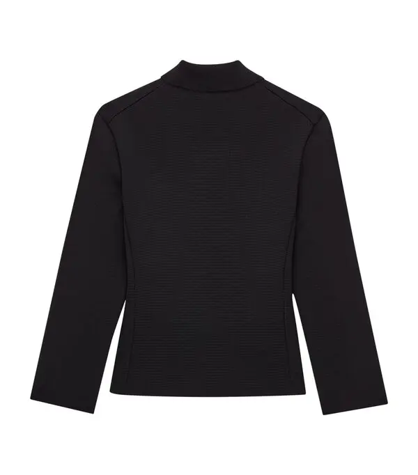 Saint Laurent Virgin Wool Collar Cardigan