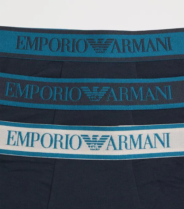 Emporio Armani Stretch-cotton Logo Trunks