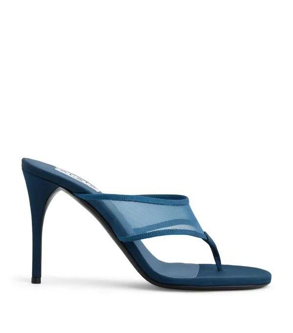Alaïa Mesh Thong Mules 90